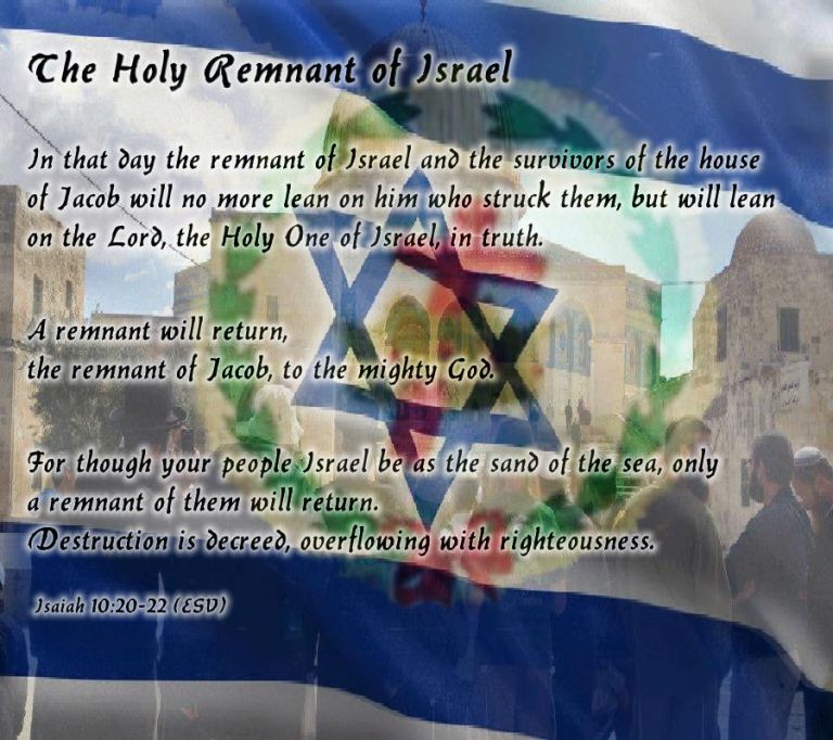 Who Are “THE HOLY REMNANT” Class of Israel? – BIBLE Students DAILY