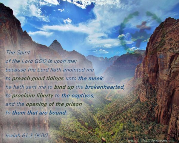 ISAIAH 61, 1 – BIBLE Students DAILY