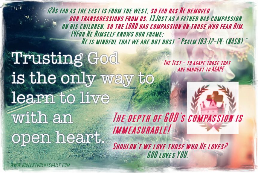 trusting God – with address – BIBLE Students DAILY