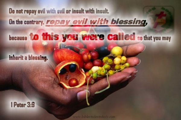 1 Peter 3, 9 – BIBLE Students DAILY